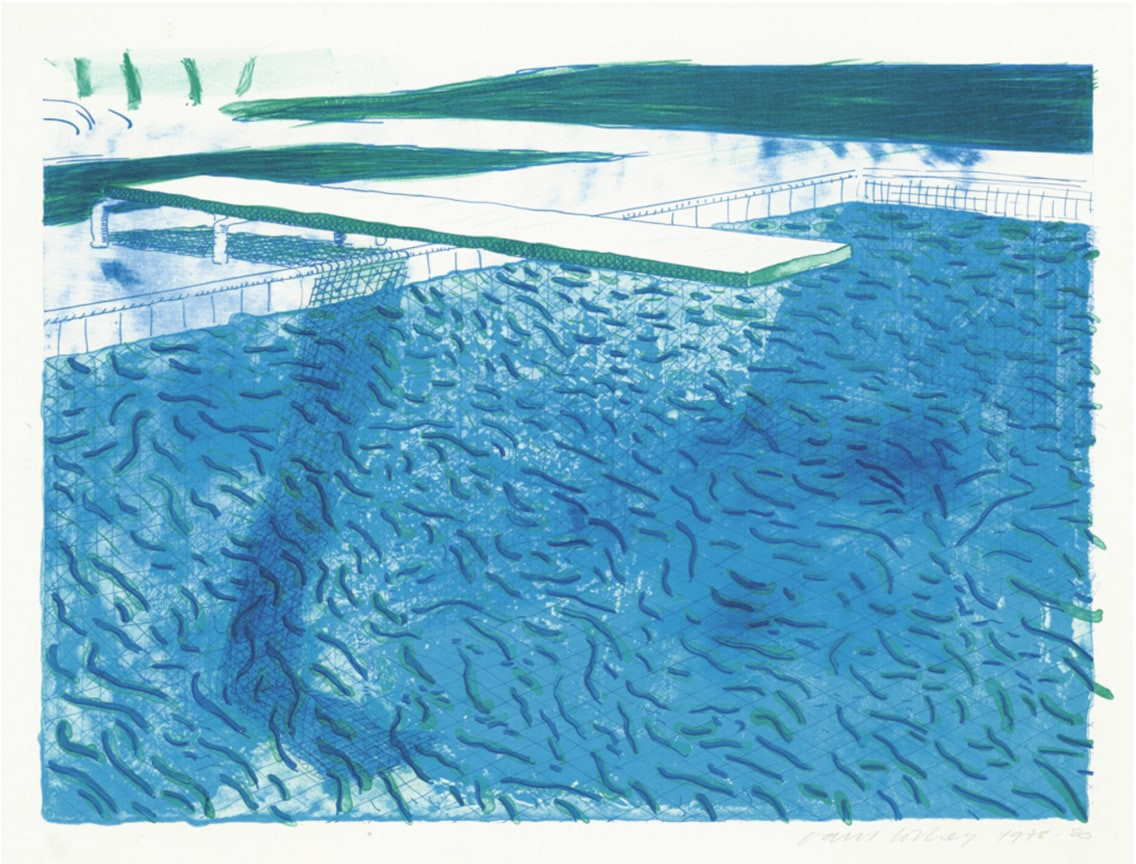 David Hockney Water The Sunbather David Hockney Paintings Prints David Hockney Water The Sunbather David Hockney Paintings Prints
