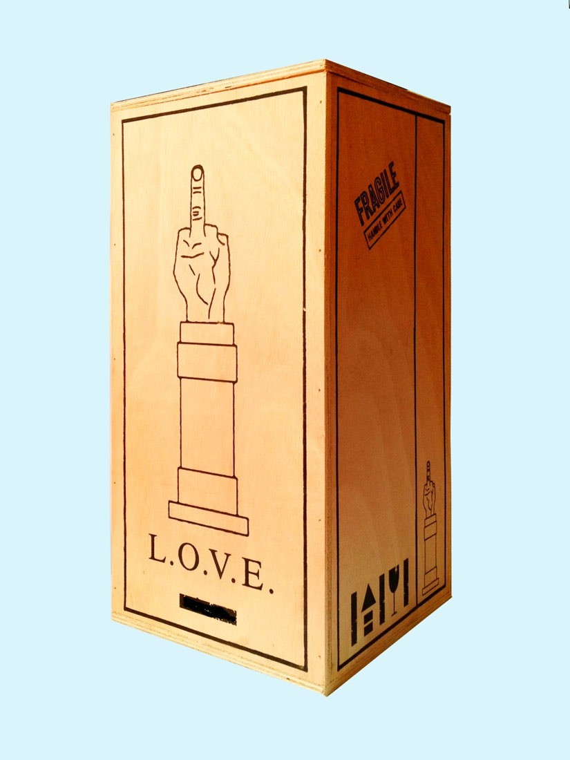 Buy Maurizio Cattelan - Love Cement Sculpture